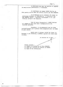 Rapport de police 15/11/2001 – Charles Peter